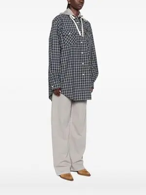 Miu Miu Checked Flannel Shirt