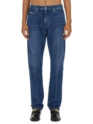 Versace Versace Men Regular Fit Jeans Blue