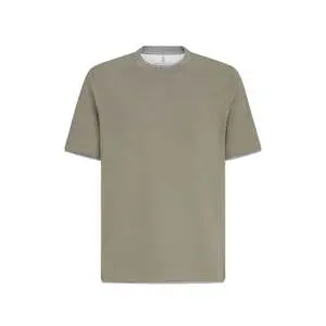 Brunello Cucinelli Grey T-shirts & Vests T-shirts - Gray