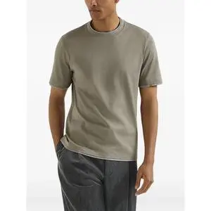 Brunello Cucinelli Grey T-shirts & Vests T-shirts