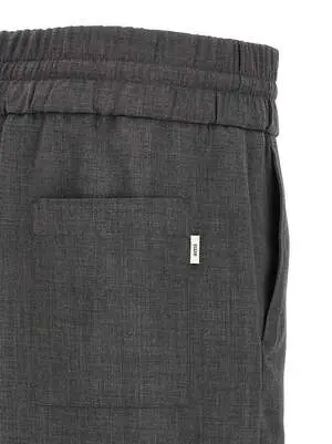 AMI Paris Mélange Wool Pants