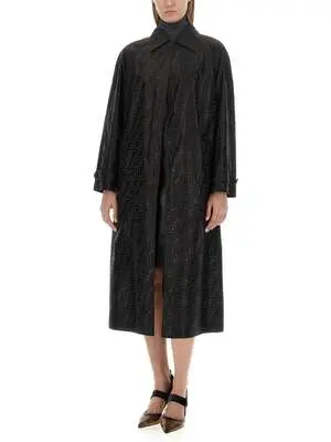 Fendi Leather Skirt