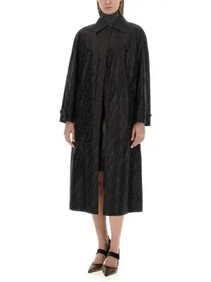Fendi Leather Skirt