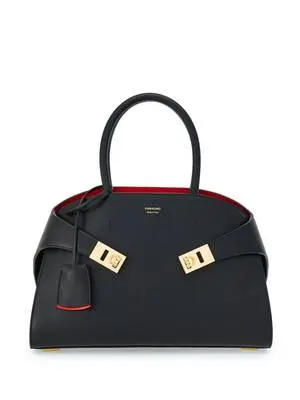 FERRAGAMO Hug Small Leather Handbag - Multicolor