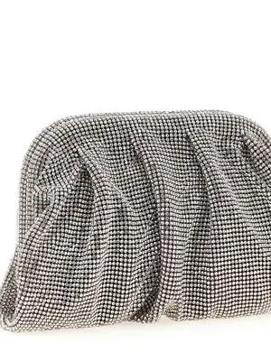 Benedetta Bruzziches Crystal-embellished Clutch - Silver
