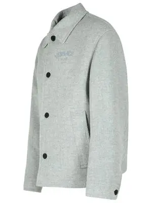 Versace Grey Wool Jacket