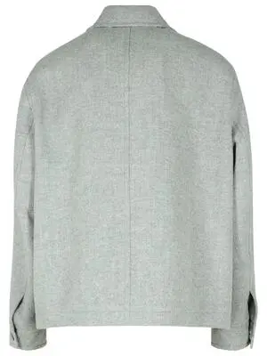 Versace Grey Wool Jacket