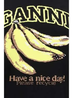 GANNI Banana-print Sweater