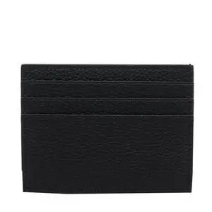 Thom Browne Logo Single Card Holder - Black