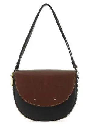 Stella McCartney Two-tone Alter Mat Medium Frayme Shoulder Bag - Multicolor