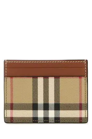 Burberry Printed Canvas Card Holder - Multicolor