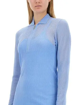 Fendi Silk Blend Knit Dress - Multicolor