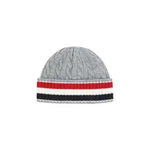 Thom Browne Cable-knit Beanie - Gray