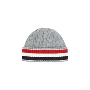 Thom Browne Cable-knit Beanie - Gray