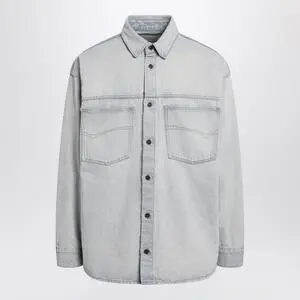 Balenciaga Light Cotton Denim Shirt - Blue