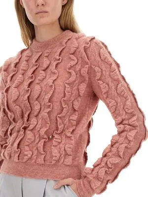 Moschino Wool Blend Sweater - Pink