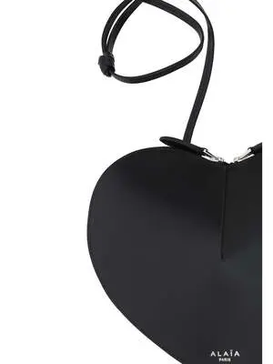 Alaïa Coeur Shoulder Bag - Black