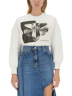 Alexander McQueen Sweatshirt With Logo - Multicolor