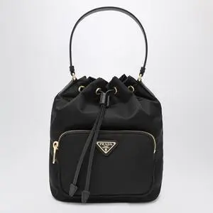 Prada Duet Re-nylon Bucket - Black