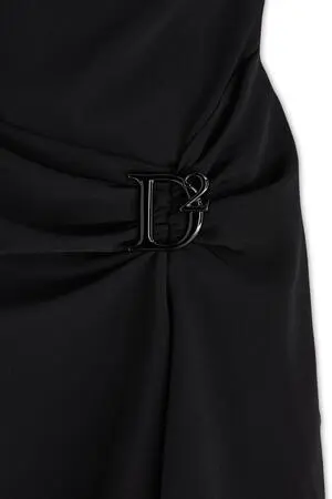 Dsquared2 Long Sleeve Ruched Dress - Multicolor