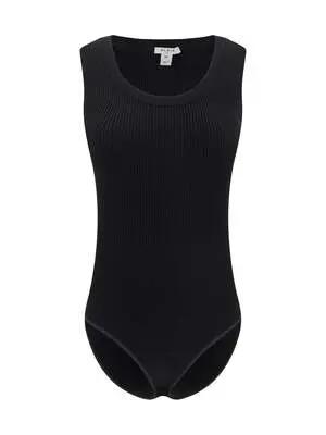Alaïa Ribbed Design Bodysuit