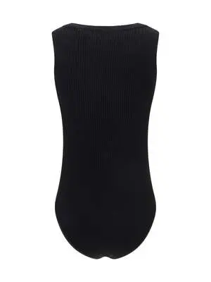Alaïa Ribbed Design Bodysuit