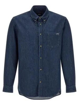 A.p.c. New Greg' Shirt - Blue