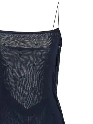 Jacquemus La Robe Maille Plumetis' Dress - Blue