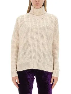 Gucci Cashmere And Silk Sweater - Cream