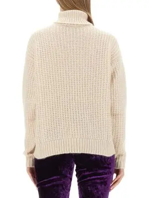 Gucci Cashmere And Silk Sweater - Cream