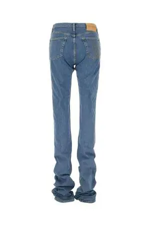 Attico Straight Leg Jeans - Multicolor