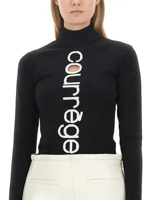 COURREGES Jersey With Logo