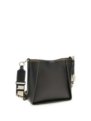 Stella McCartney Logo Shoulder Bag - Black