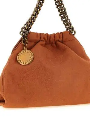 Stella McCartney Falabella Mini Drawstring' Crossbody Bag - Orange