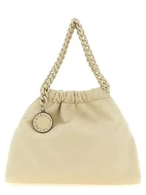 Stella McCartney Falabella Mini Drawstring' Crossbody Bag - Cream