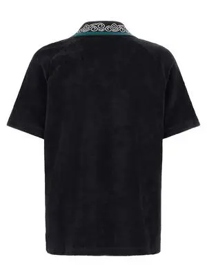 Casablanca Towelling' Jacquard Polo Shirt
