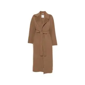 Max Mara Coats Single Breasted Coats - Brown
