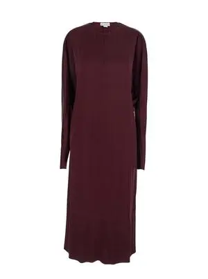 Stella McCartney Cape Sleeve Midi Dress - Multicolor
