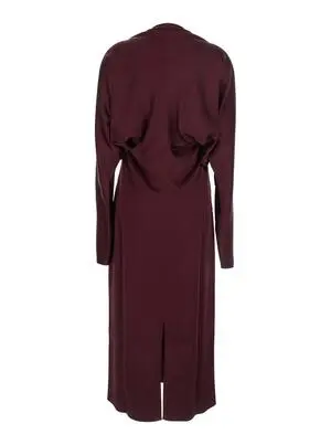 Stella McCartney Cape Sleeve Midi Dress - Multicolor