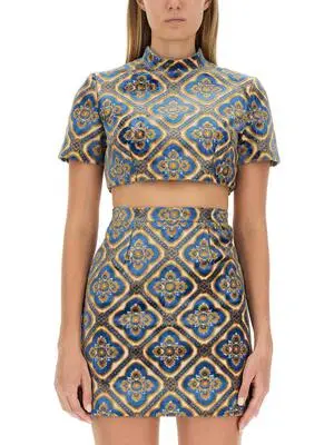 Etro Cropped Top - Multicolor