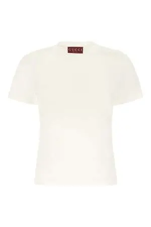 Gucci Logo Embellished Short Sleeve T-shirt