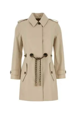 Burberry Sand Gabardine Stonehaven Trench Coat - Brown