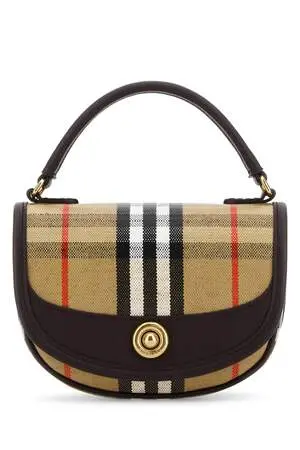 Burberry Printed Canvas Handbag - Multicolor