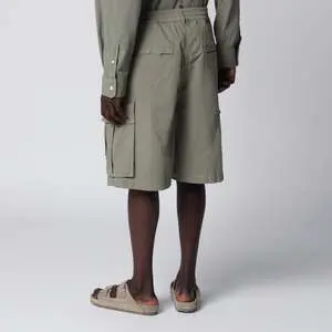 Dsquared2 Cargo Ripstop Cotton Cargo Shorts In Oak