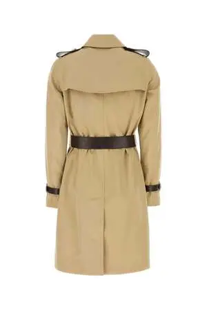 Burberry Beige Twill Trench Coat