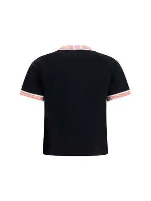 Versace T-shirt With Greca Details