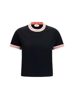 Versace T-shirt With Greca Details