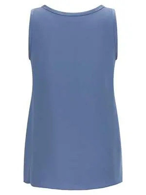 Brunello Cucinelli Satin Top - Blue