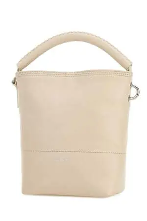 Burberry Ivory Leather Handbag - White