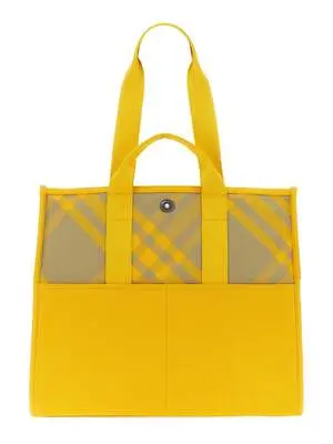 Burberry Shopper Bag - Yellow